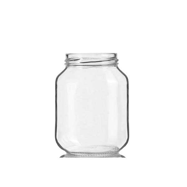 Jar 370ml Oval-Medium() | Kandil Glass